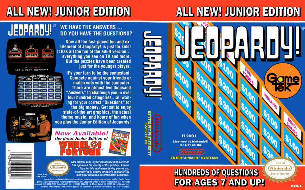 Jeopardy! Junior Edition [US] » Oldies Nest