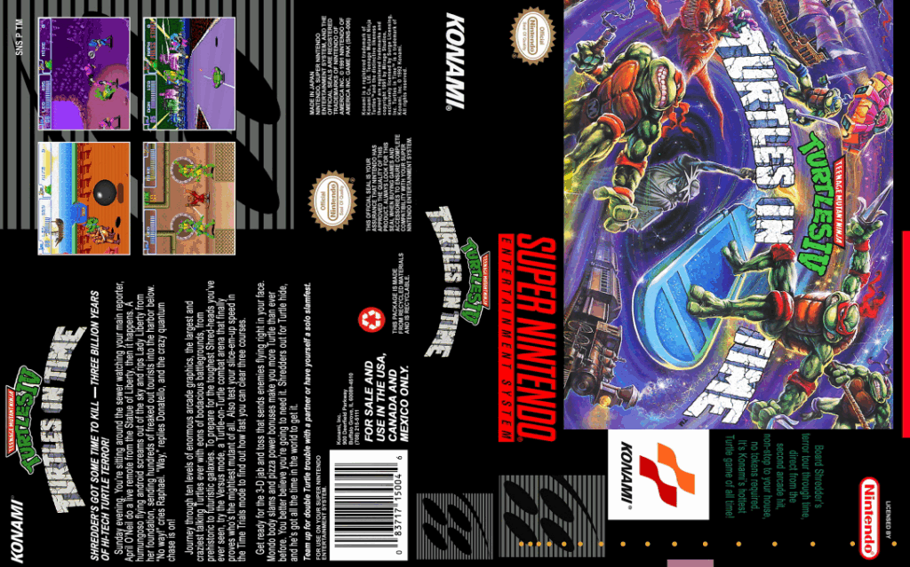 Teenage Mutant Ninja Turtles IV : Turtles In Time [US] » Oldies Nest