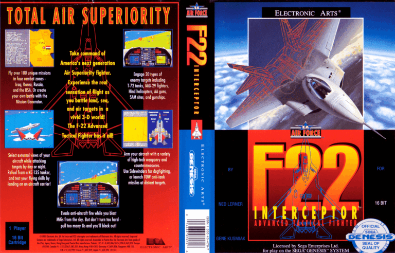 F-22 Interceptor - Advanced Tactical Fighter (Japan) [JP] » Oldies Nest
