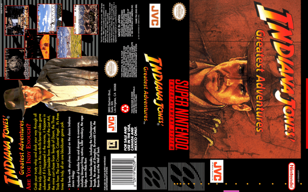 Indiana Jones' Greatest Adventures (Japan) [JP] » Oldies Nest