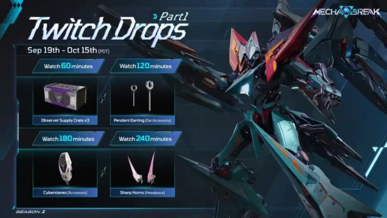 How To Get Mecha BREAK Twitch Drops (2025) – Exclusive Pilot & Mech Rewards